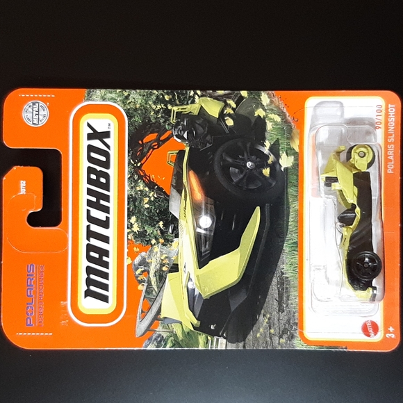 Mattel | Other | Matchbox Polaris Slingshot Yellow 222 Mbx Highway ...